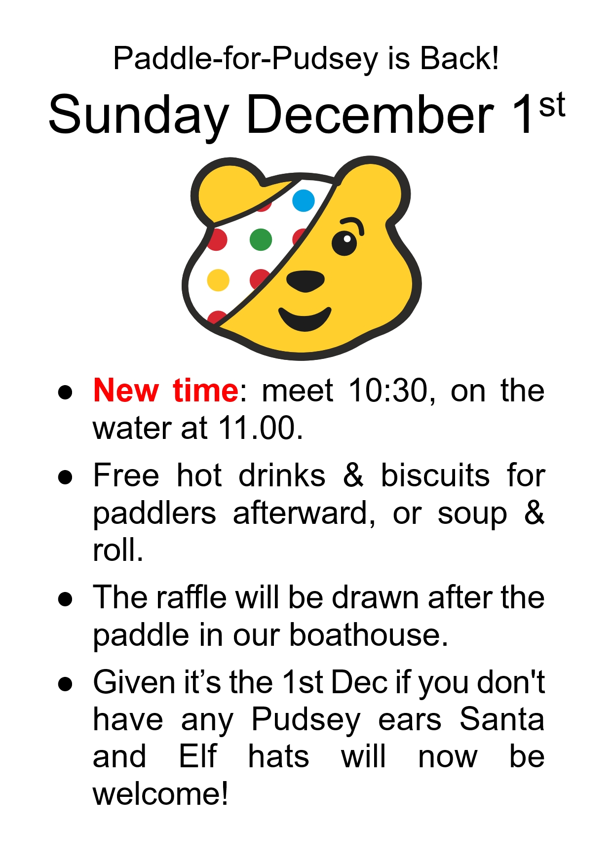 Pudsey is Back! – GSCC News